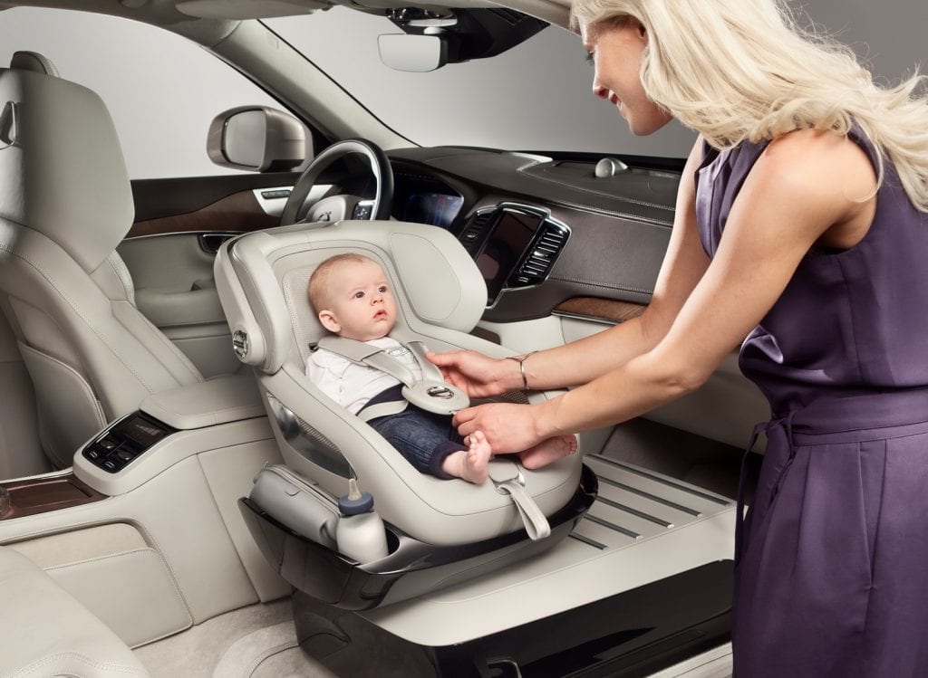 Volvo is working on a safer and more comfortable child seats