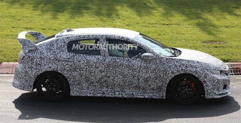 2018 Honda Civic Type R super-aggressive Prototype at Paris motor show