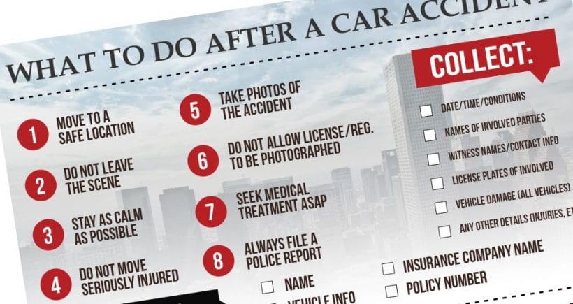Car Accident Checklist: Dos and Don’ts - carsoid.net